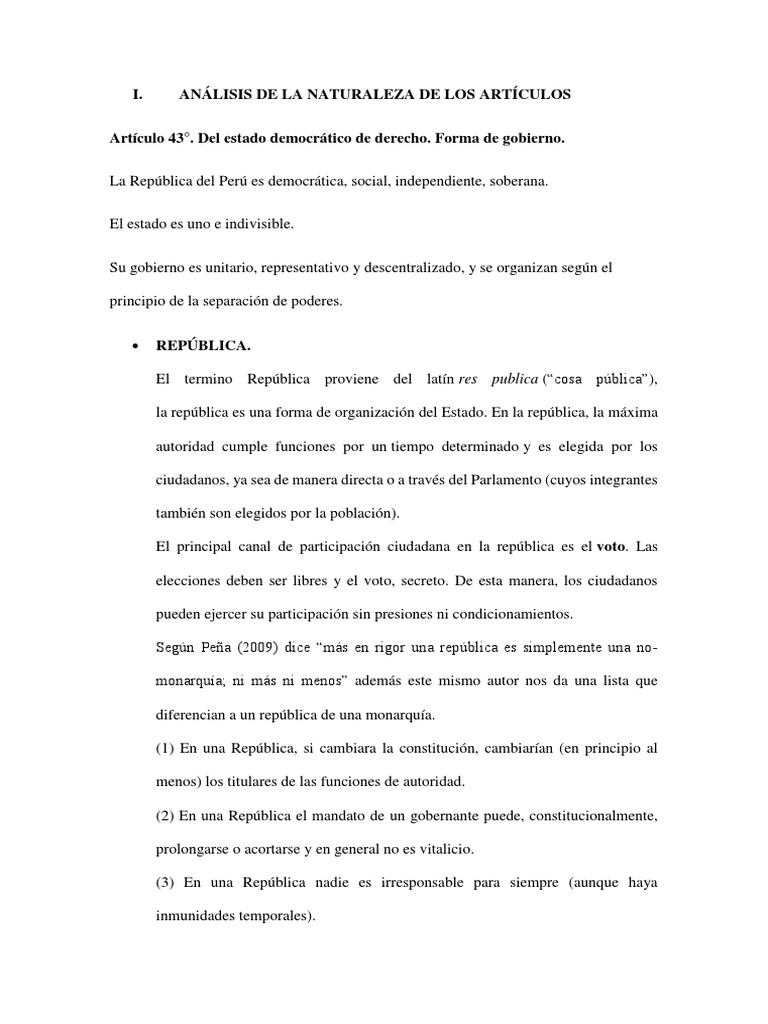 Artículo 43 | República | Estado (política)