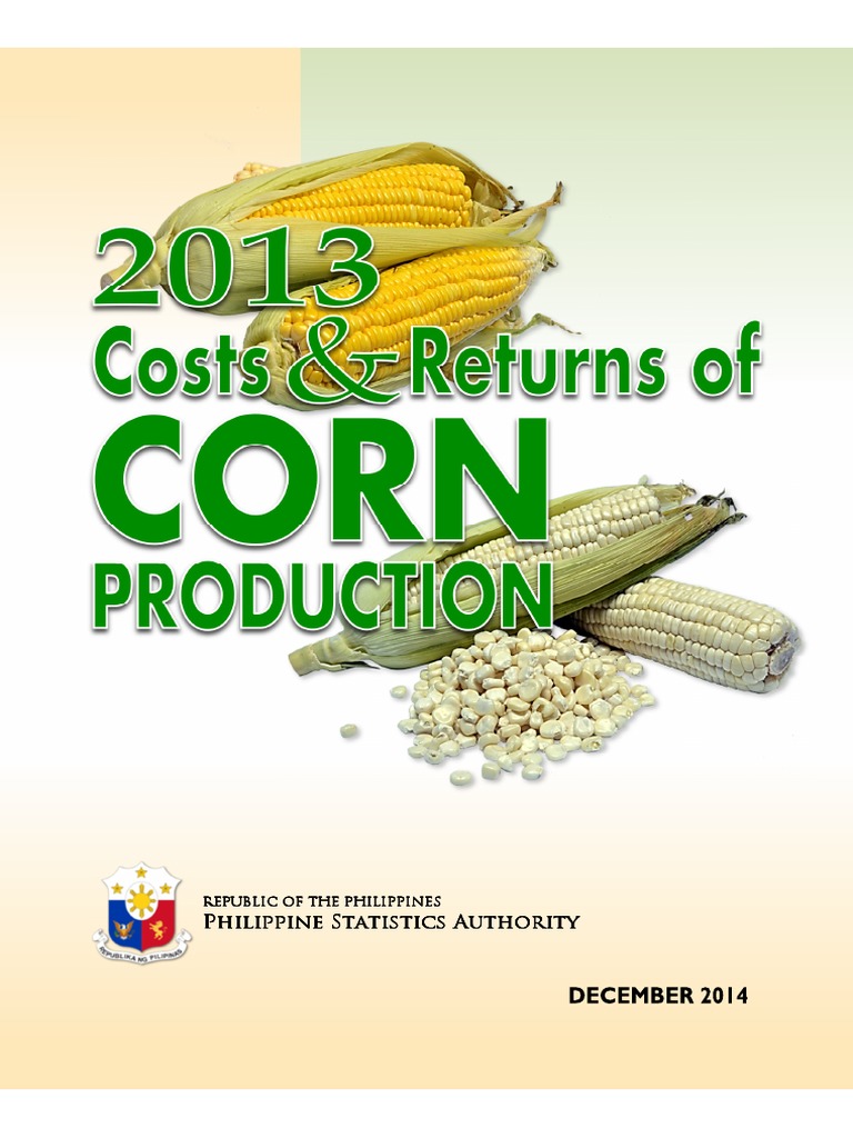 Corn Production | PDF | Farms | Depreciation