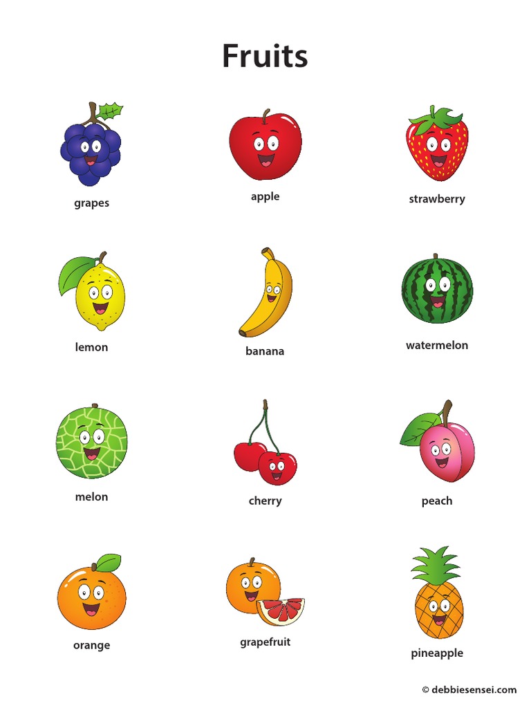 Fruits Handout | PDF