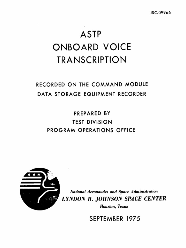 Astp 20CM 1 | PDF | Apollo Command/Service Module | Spaceflight
