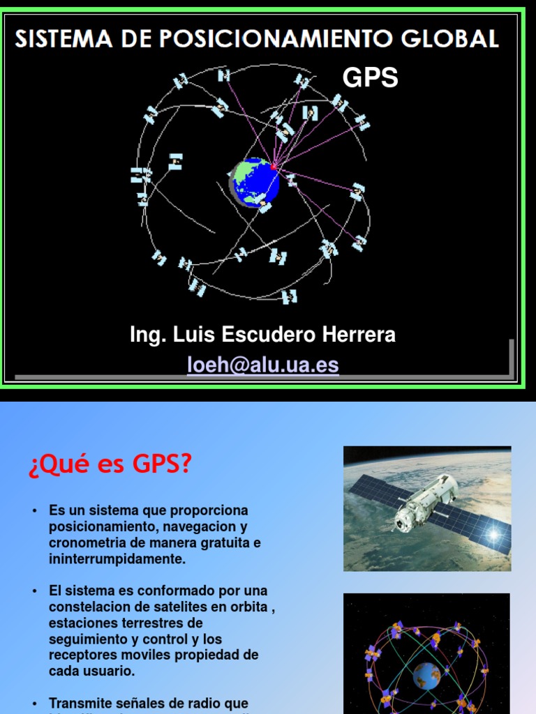 Introducción al Sistema GPS | PDF | Sistema de Posicionamiento Global ...