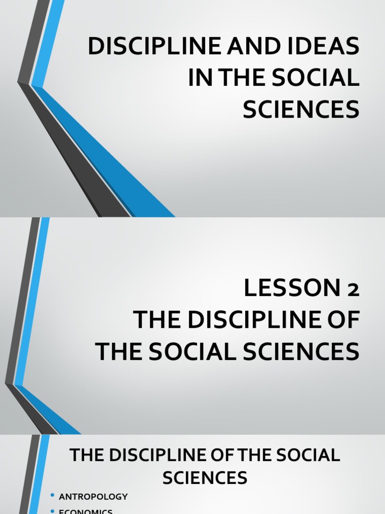 Discipline And Ideas In The Social Sciences | Anthropology | Economics