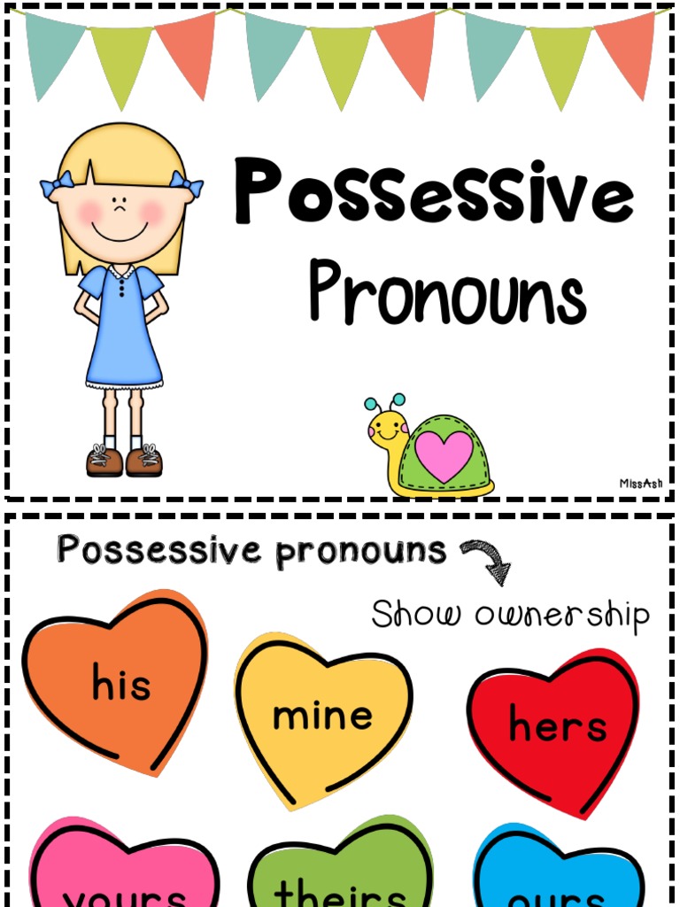 Possessive Pronoun Clipart