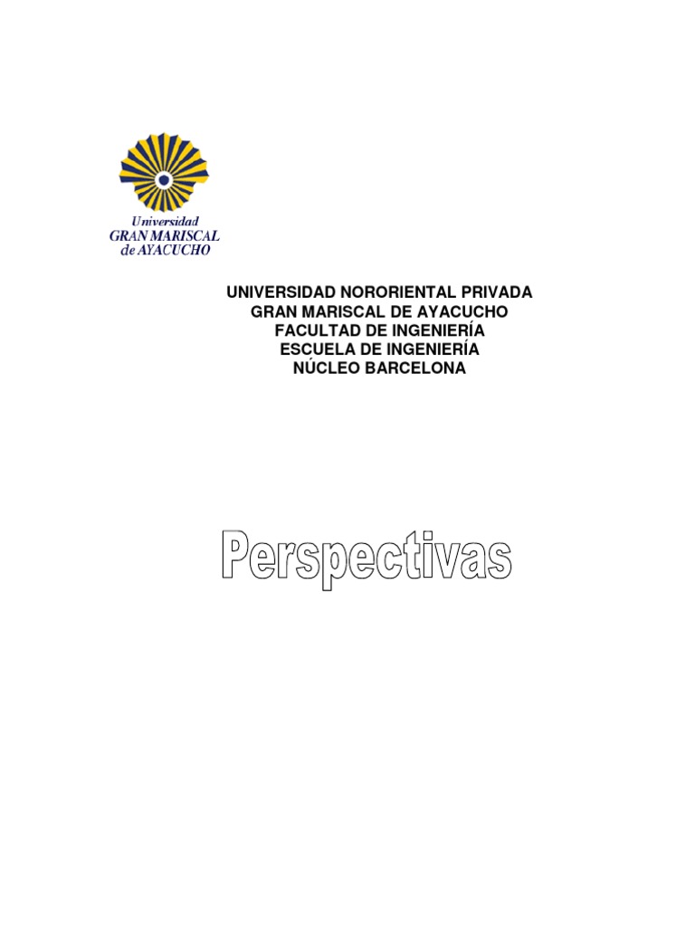 Perspectiva Geometrica | PDF | Perspectiva (Gráfica) | Dibujo