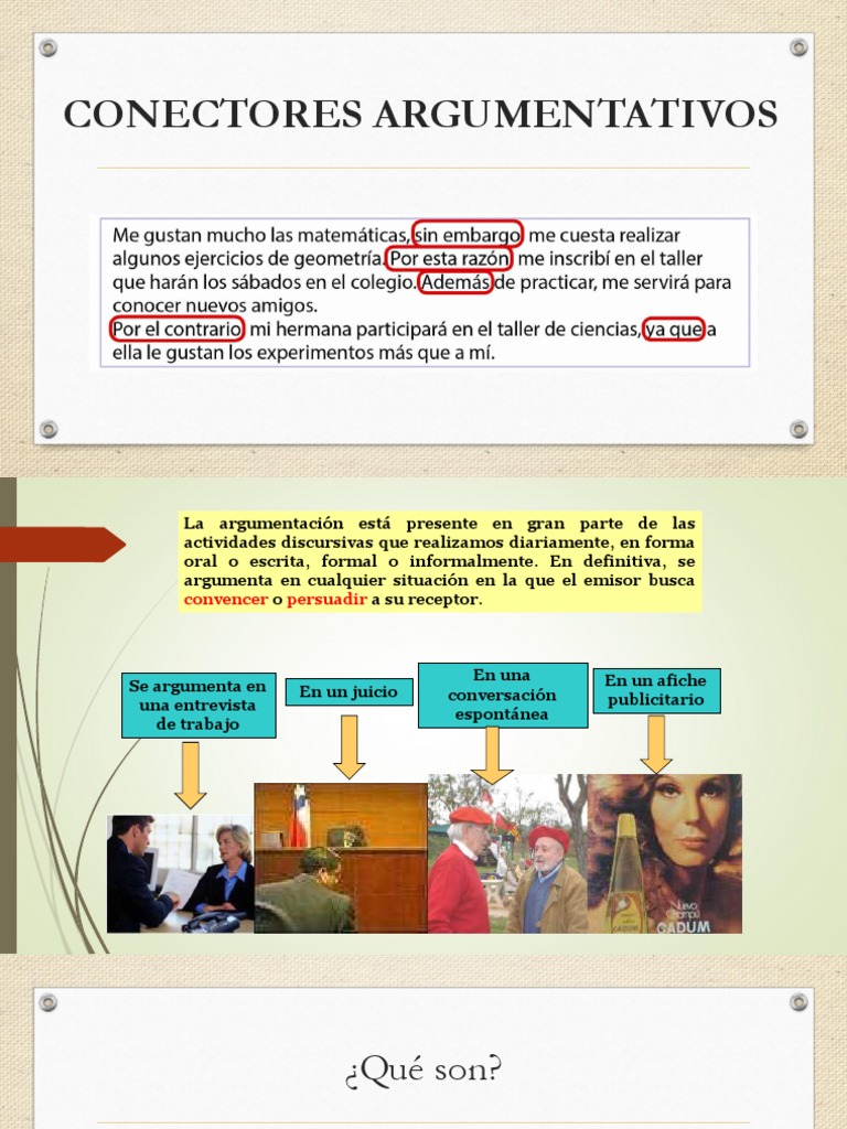 Conectores Argumentativos Esenciales | PDF | Argumento | Gatos
