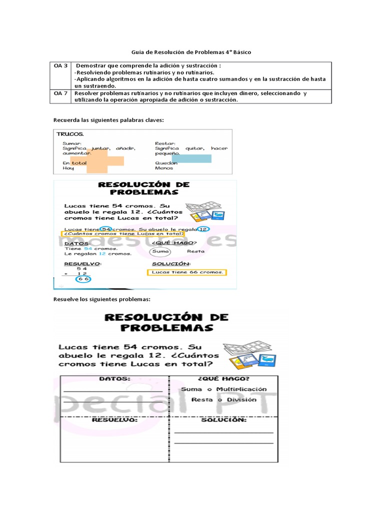 Guía de Resolución de Problemas 4 | PDF