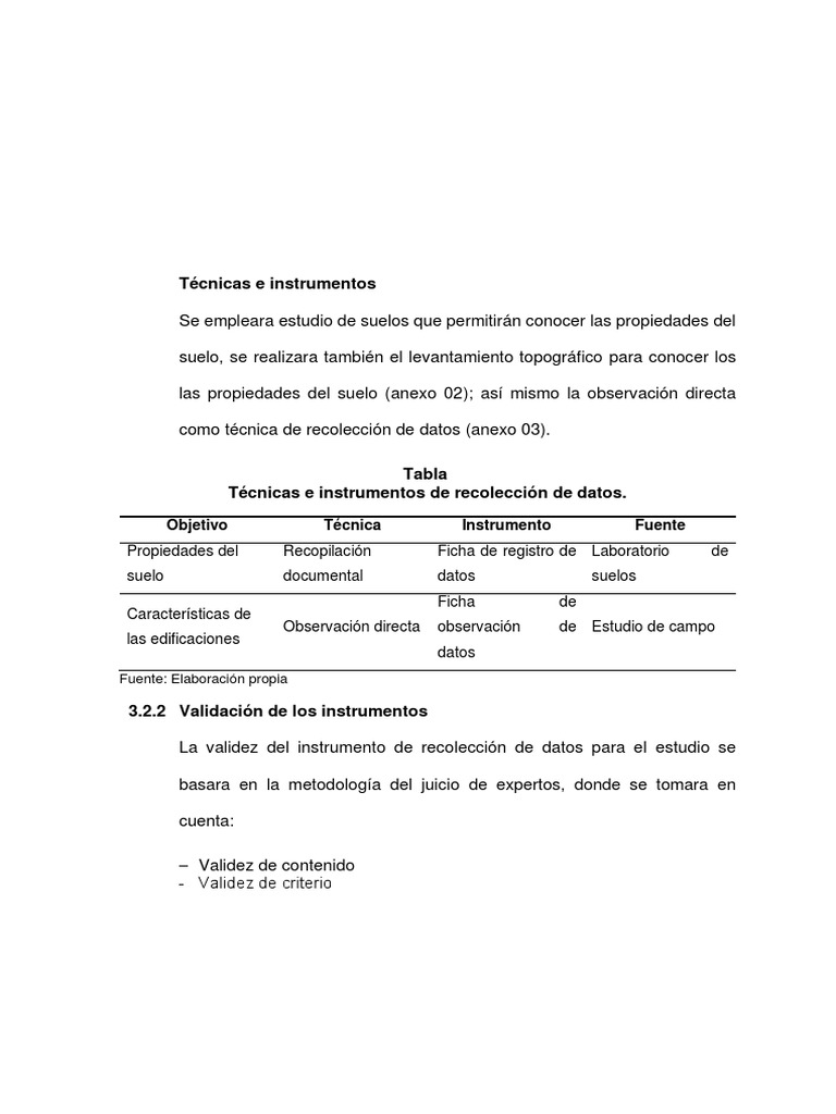 Modelo de Instrumentos PDF | PDF | Validez (Estadísticas) | Naturaleza