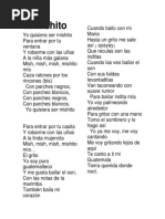 Letra El Grito | PDF