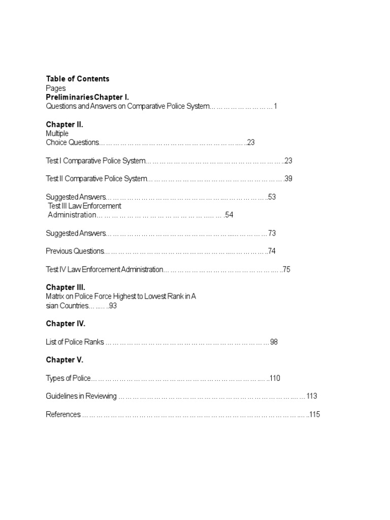 Comparative Police System | PDF | Organized Crime | Human Trafficking