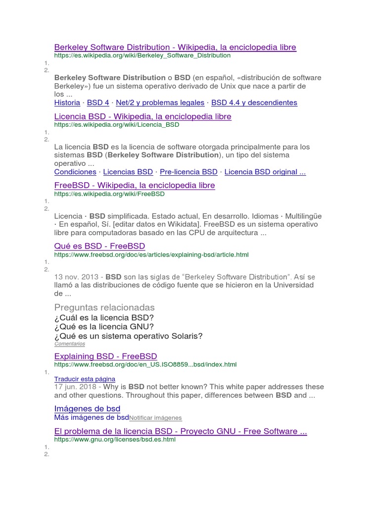 Berkeley Software Distribution | PDF | Distribución de software de ...