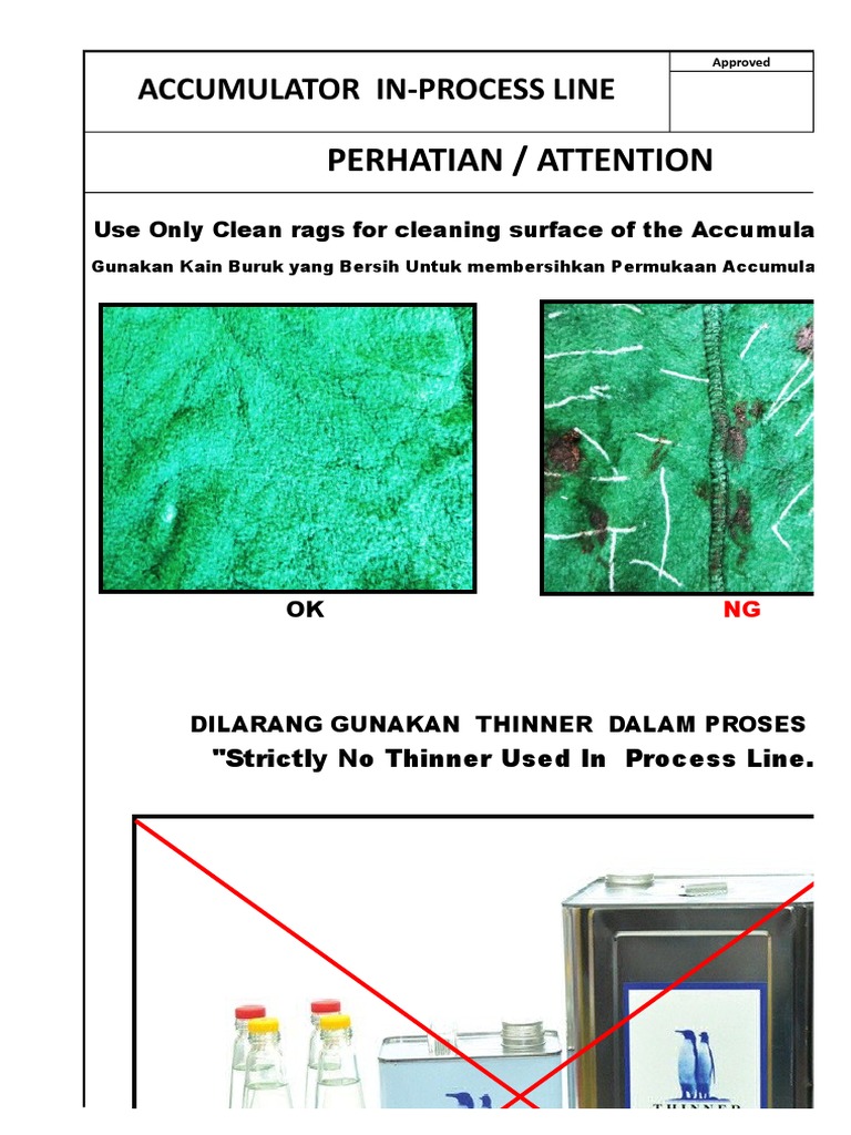 Accumulator Cleaning Guidelines | PDF | Technology & Engineering