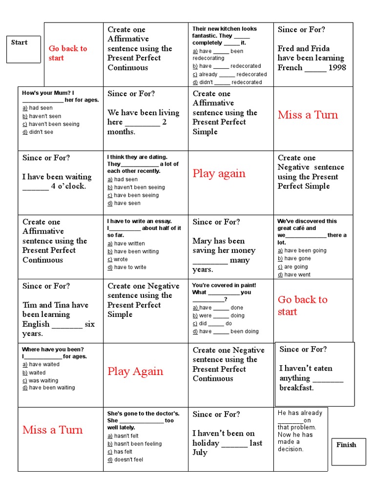 Miss A Turn: Go Back To Start | PDF