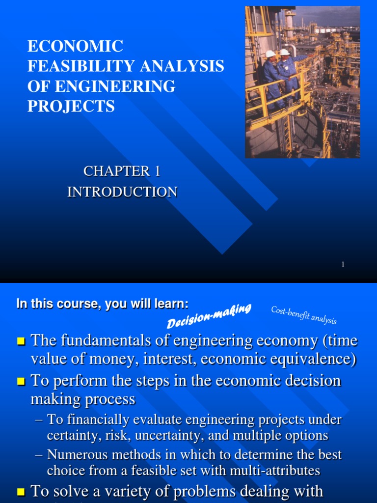 Economic Feasibility in Engineering Projects | PDF | Factors Of ...