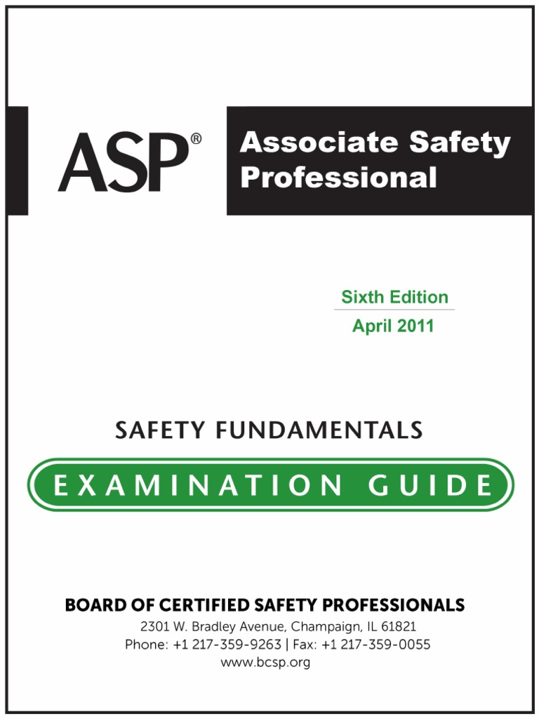 BCSP ASP Examguide PDF | Download Free PDF | Professional Certification ...