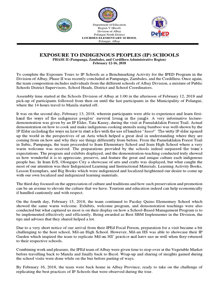 IPEd Activity Report Phase 2 | PDF | Learning | Cognition