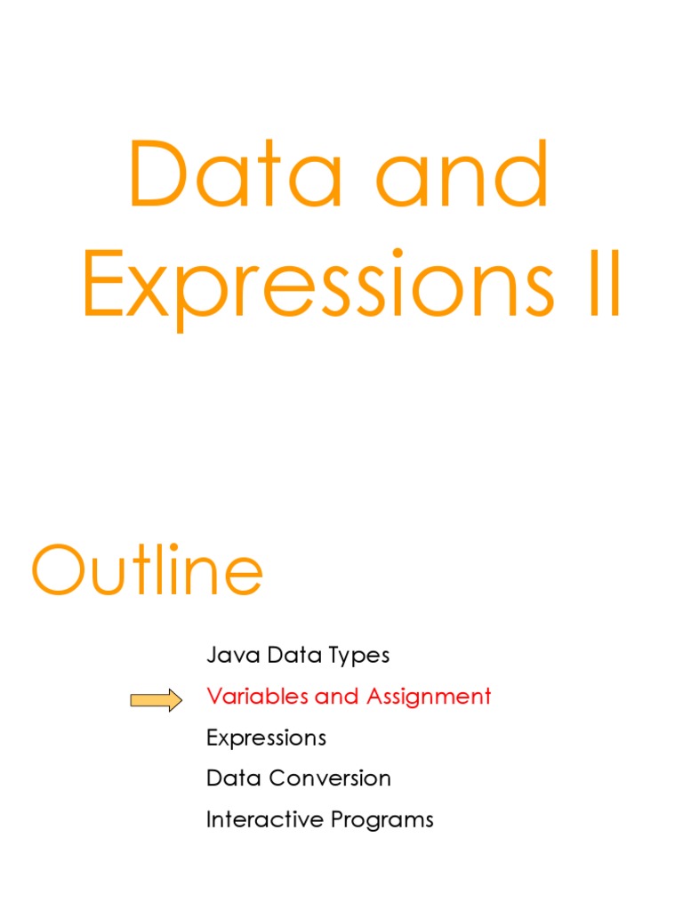 Data And Expression 2 Pdf Variable Computer Science Data Type