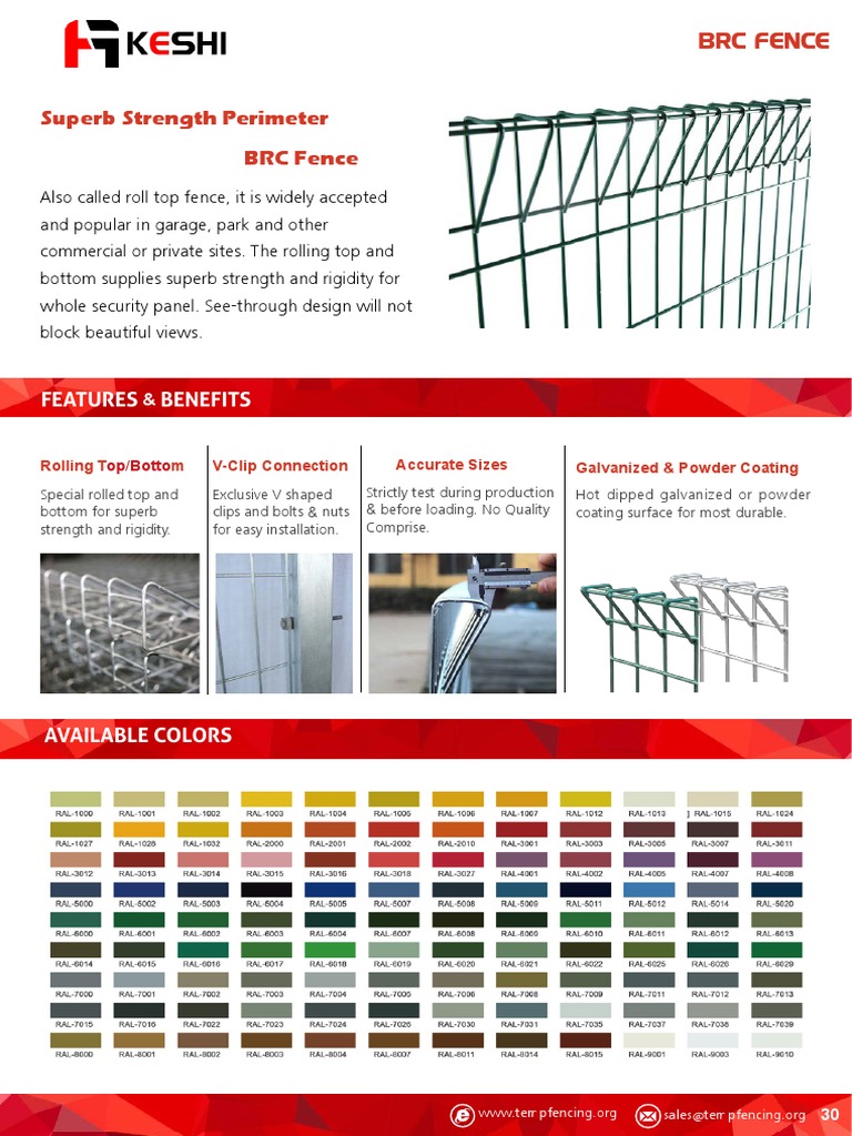 BRC Fence Catalog | PDF