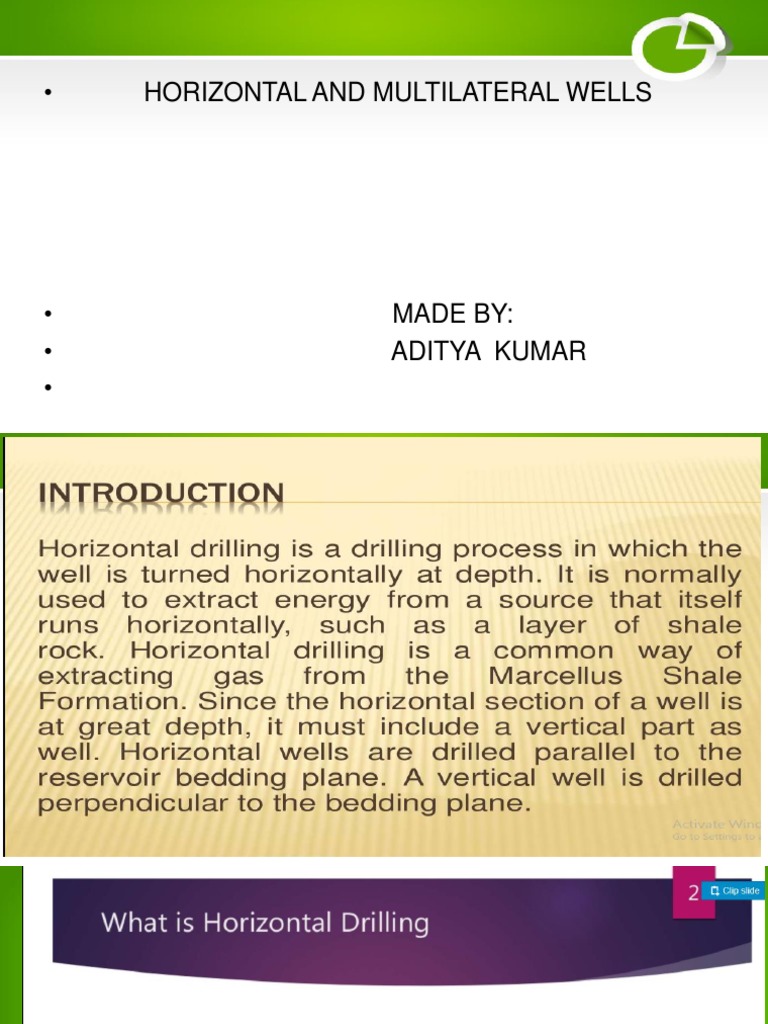 Horizontal and Multilateral Wells | PDF | Natural Gas | Hydrocarbons