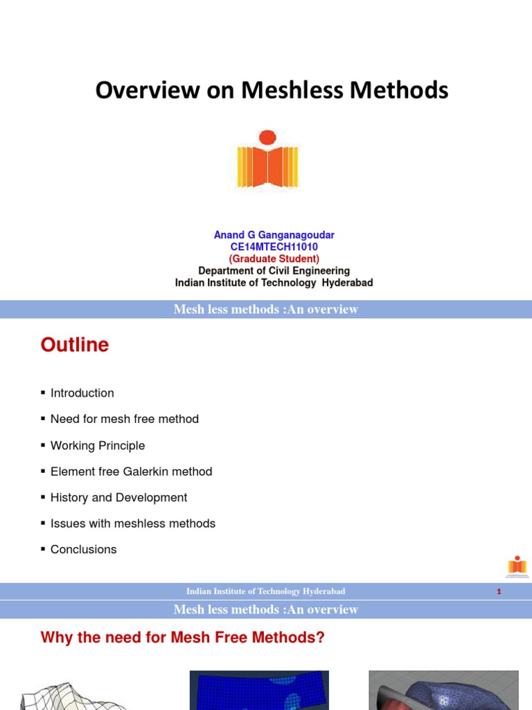 Overview On Meshless Methods: Department of Civil Engineering Indian ...