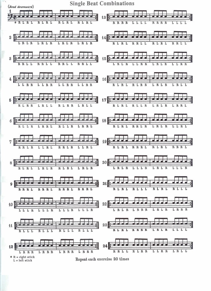 Single Beat Combinations | PDF