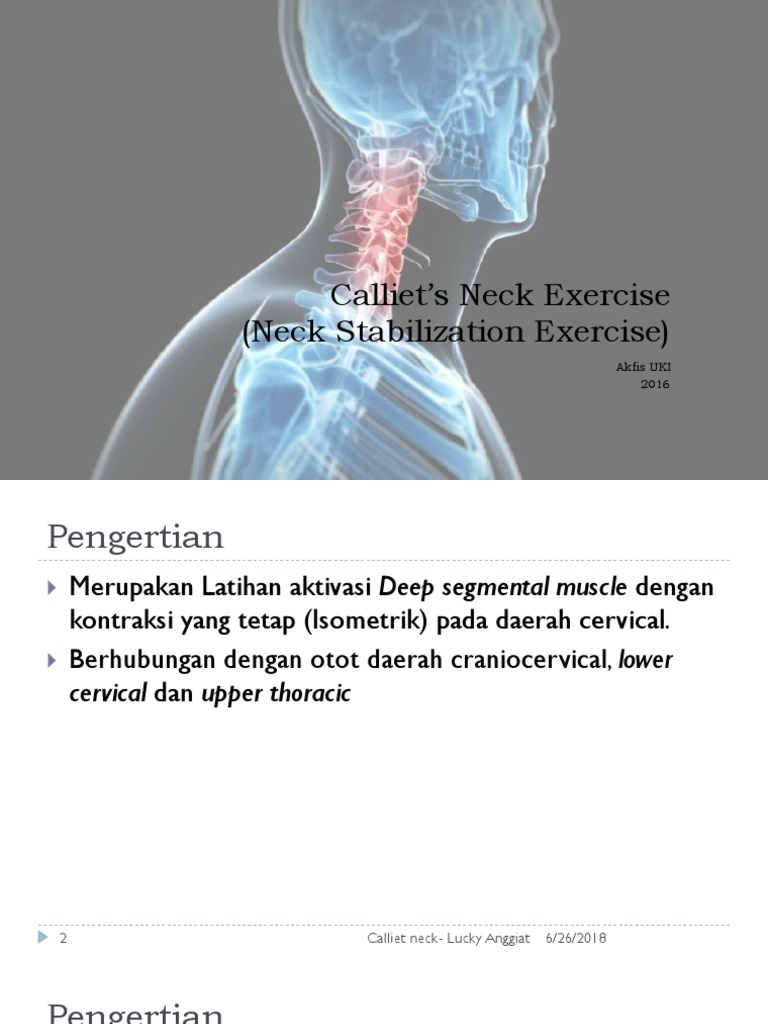 Calliet Neck Exercise | PDF