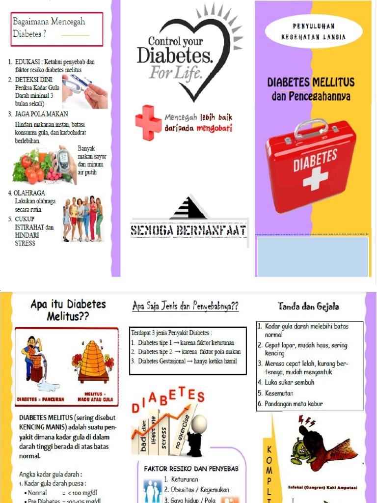 Leaflet Diabetes PDF | PDF