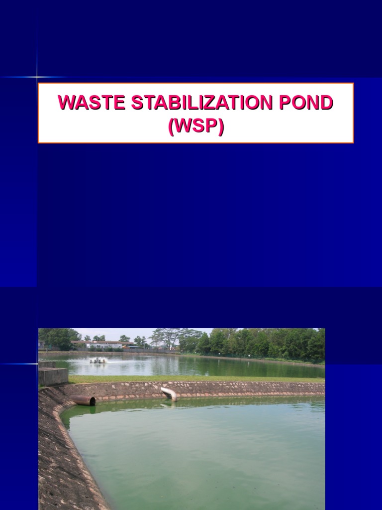 Waste Stabilization Pond (WSP) | PDF | Aquatic Ecology | Water Treatment