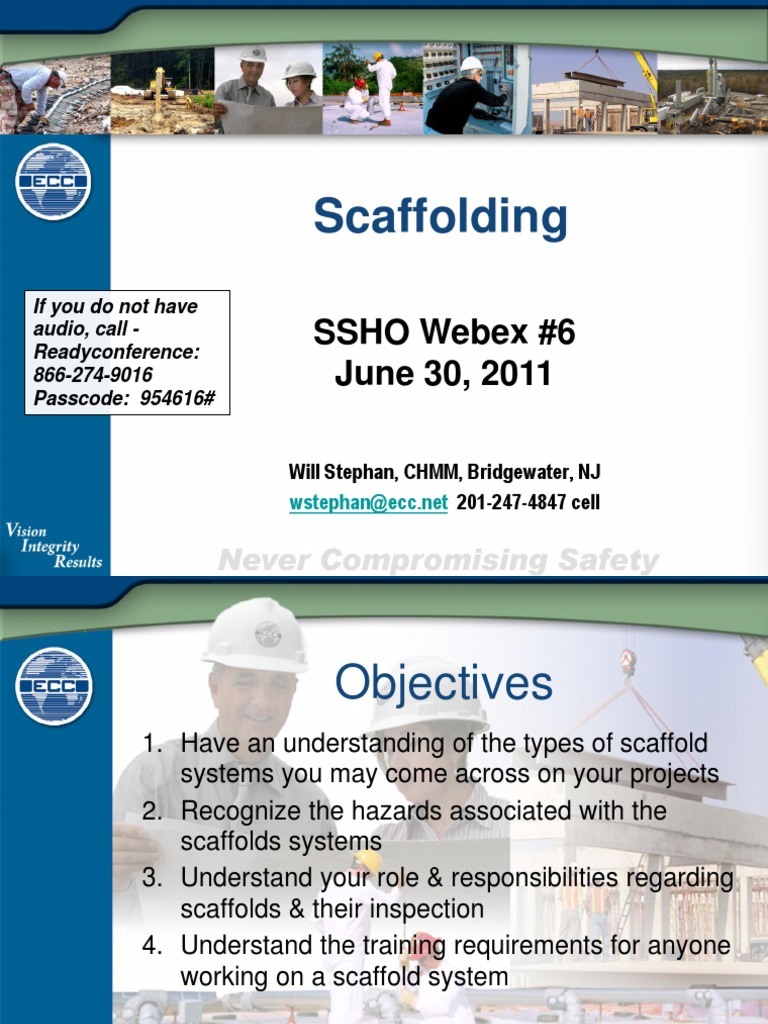SSHO Module 6 - Scaffolding | PDF | Scaffolding | Elevator