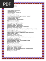 100 Idyomatikong Pahayag at Mga Kahulugan Nito | PDF