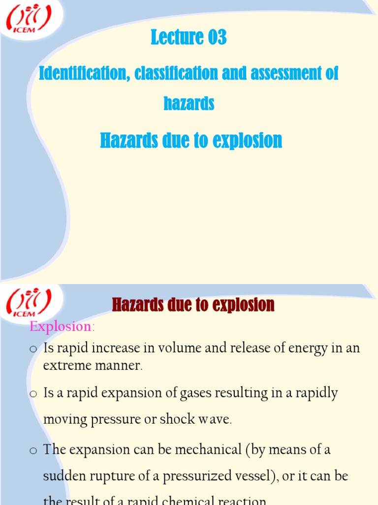 Safety Handout | PDF | Explosion | Oxygen