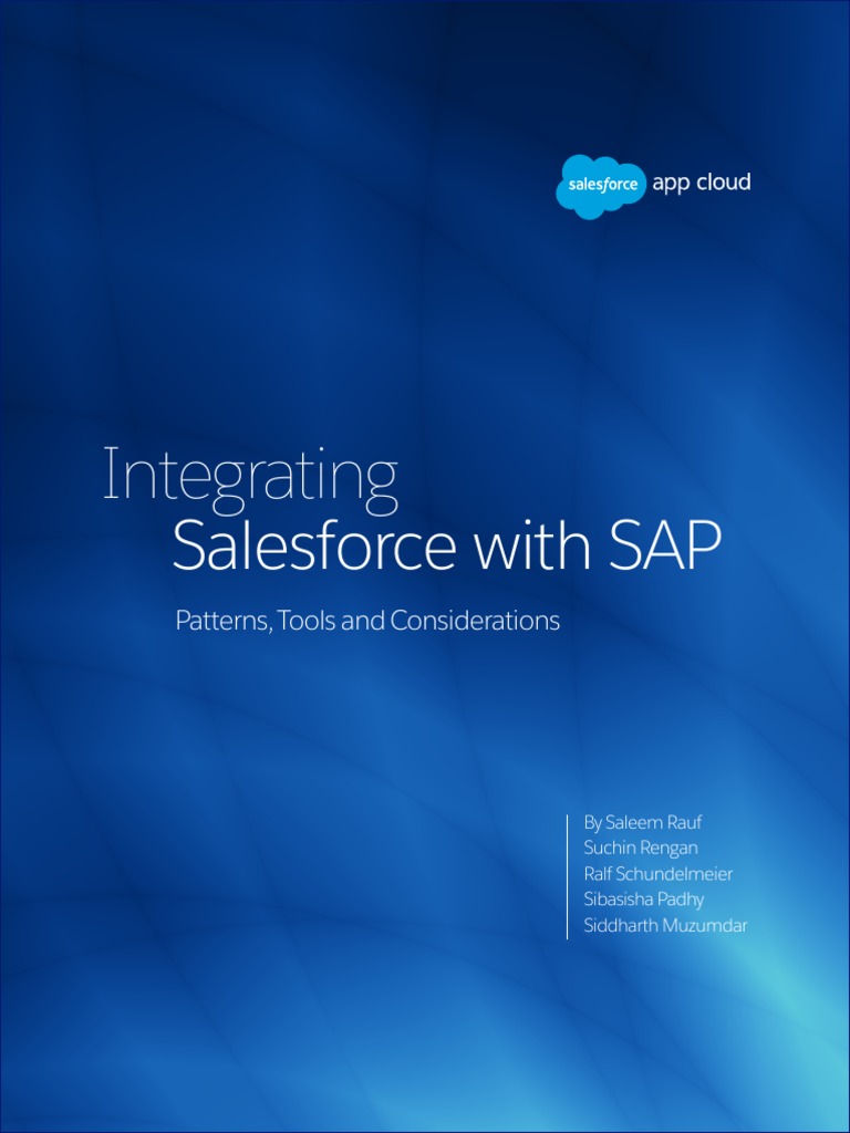 SAP Integration White Paper | PDF | Web Service | Application Programming Interface