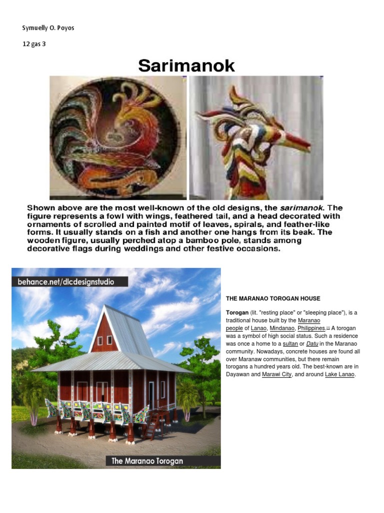 Symuelly O. Poyos 12 Gas 3: The Maranao Torogan House Torogan (Lit ...