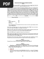 Draft PKWT (Perjanjian Kerja Waktu Tertentu) / Contoh Kontrak Kerja. | PDF