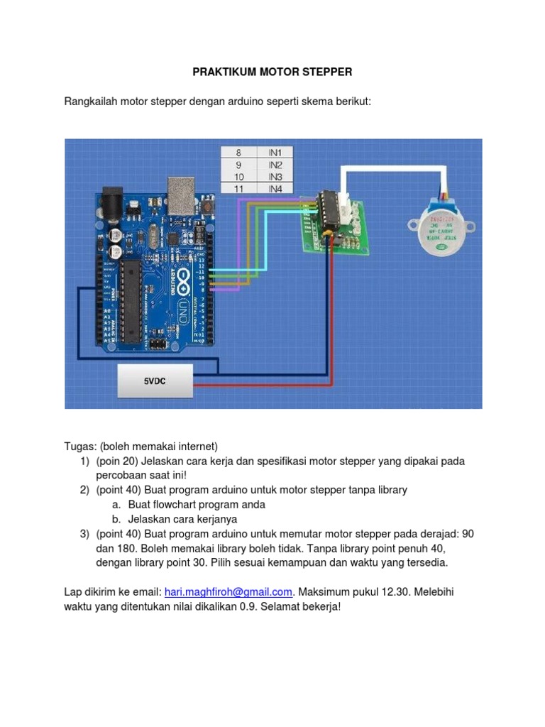 Praktikum Motor Stepper | PDF