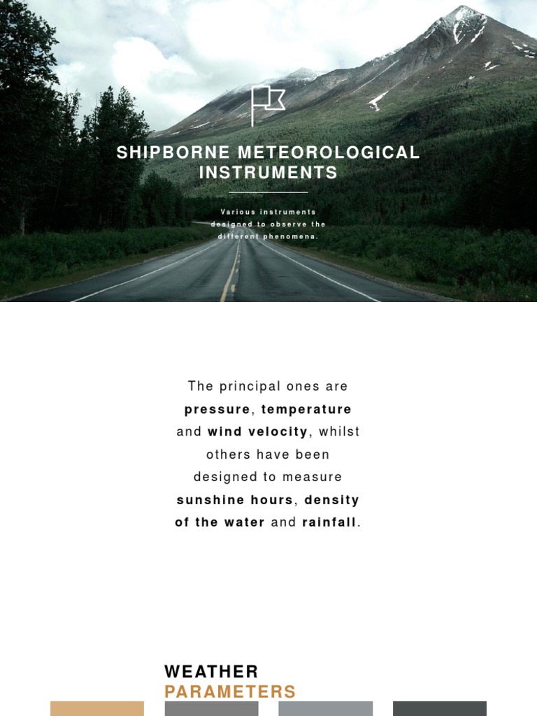 Shipborne Meteorological Instruments | PDF | Wind Speed | Meteorology