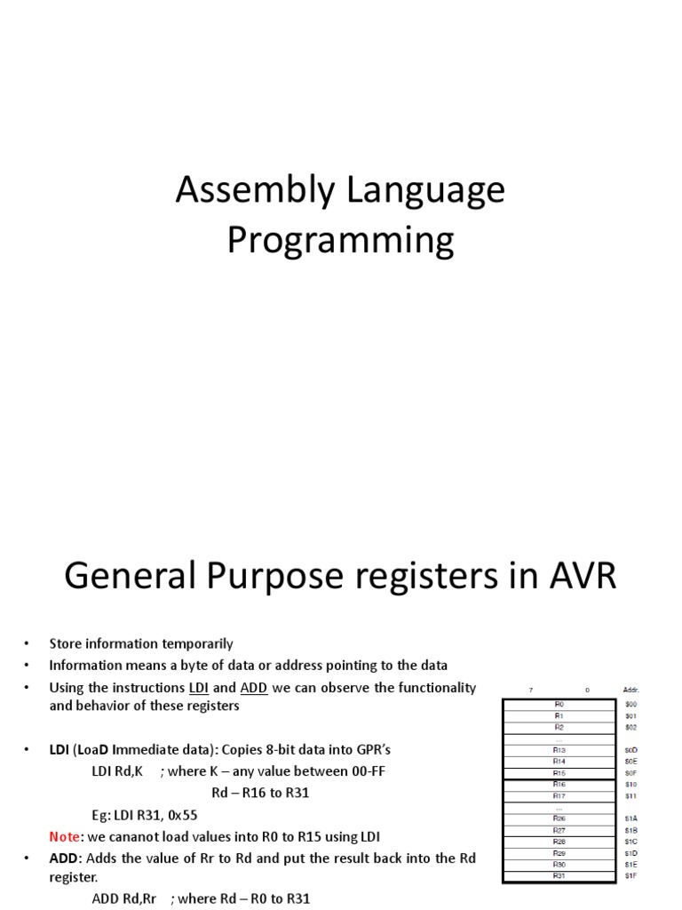 Assembly Language Programming | PDF | C (Programming Language) | Computer Engineering