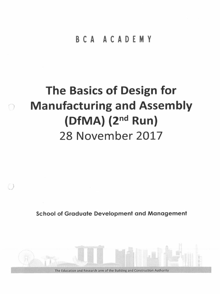 The Basics of Design For Manufacturing and Assembly | PDF