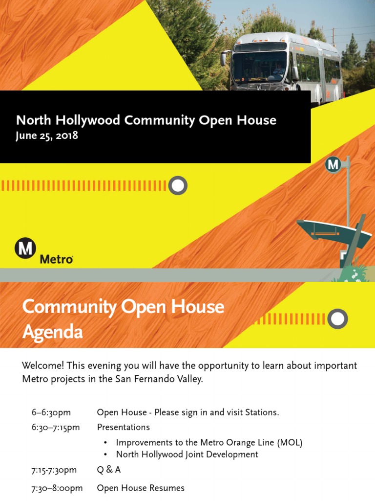 Orange Line Open House Presentation | PDF | Public Transport | Light Rail