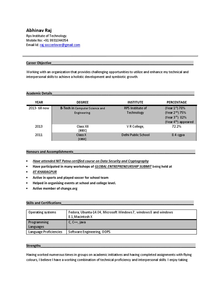 Abhinav Raj: Computer Science and Engineering | PDF | Software | Intellectual Works