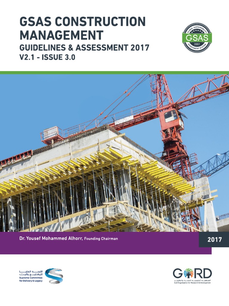 GSAS Construction Management Manual 2017 | PDF | Natural Environment ...