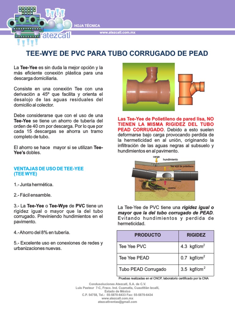 Ht-Tee Wye | PDF | Tubería (transporte de fluidos) | Naturaleza