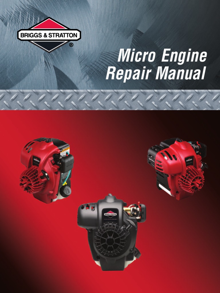 Briggs & Stratton Micro Engine Repair Manual PDF | PDF