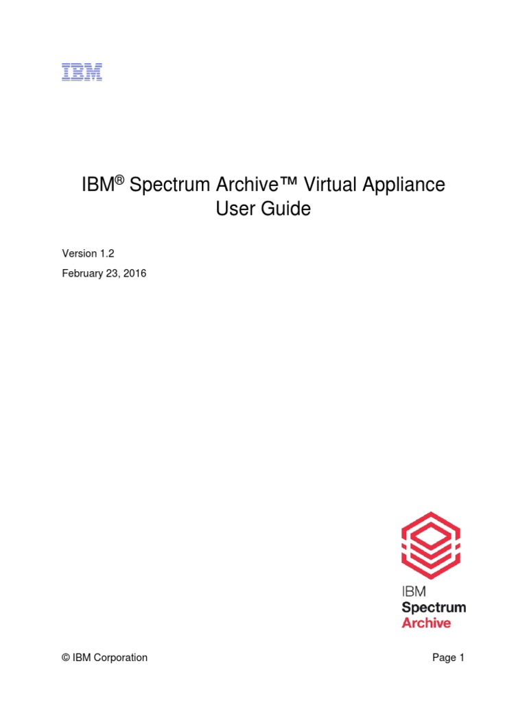 Spectrum Archive VM | PDF | Virtual Machine | File System