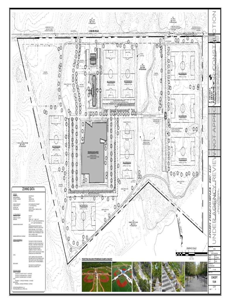 Conceptual plan for sports complex in South Middleton Townshp ...