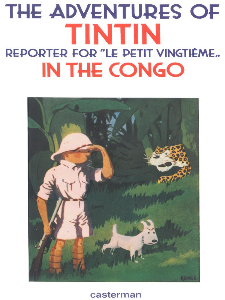 02 - Tintin in The Congo (Original Black & White Art) PDF | PDF | Comic ...