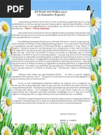 Activity Proposal For Buwan NG Wika Celebration | PDF