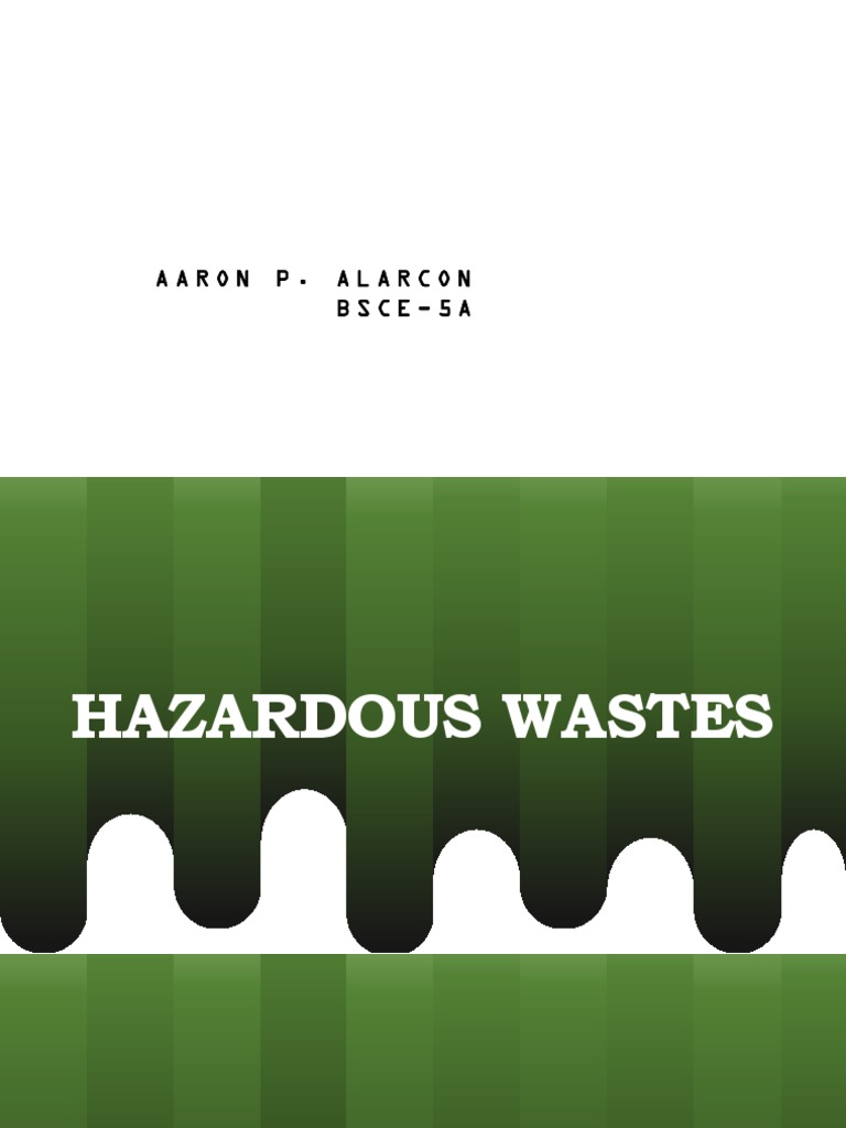 Hazardous Wastes | PDF | Hazardous Waste | Municipal Solid Waste
