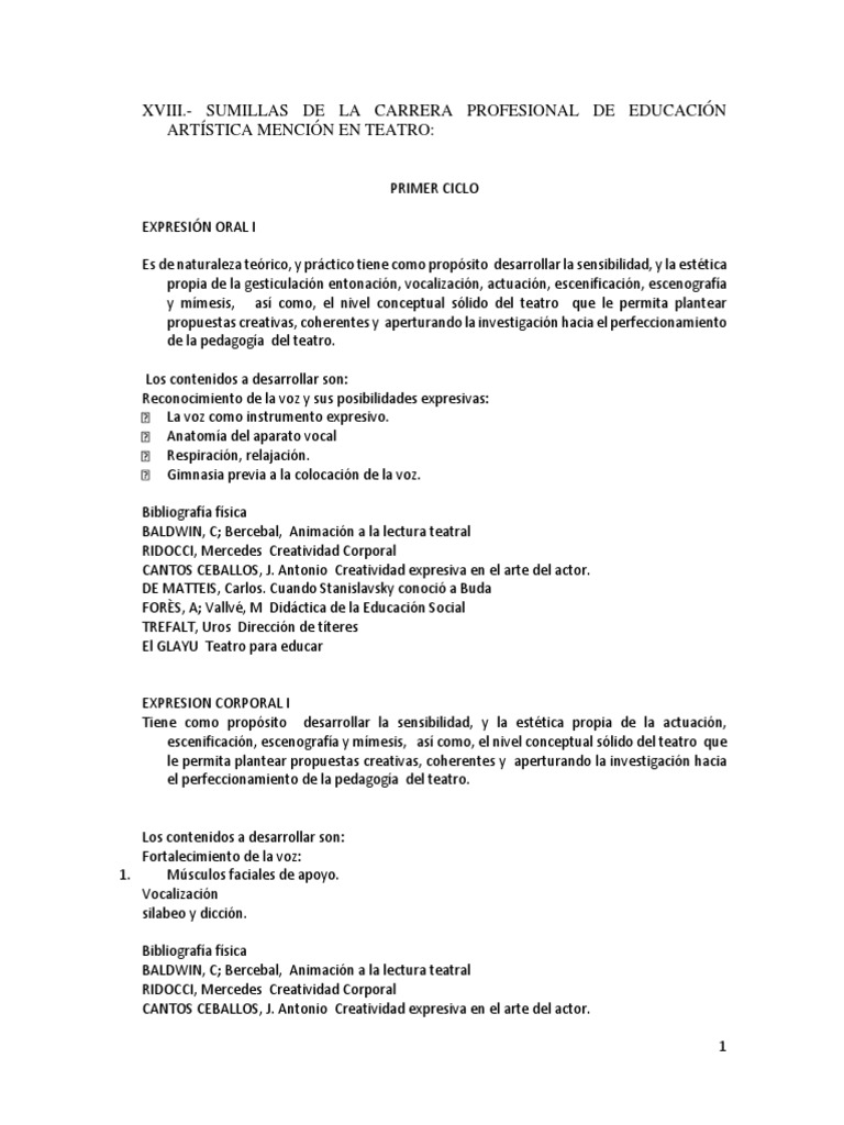 Sumillas TEATRON | PDF | Teatro | Evaluación