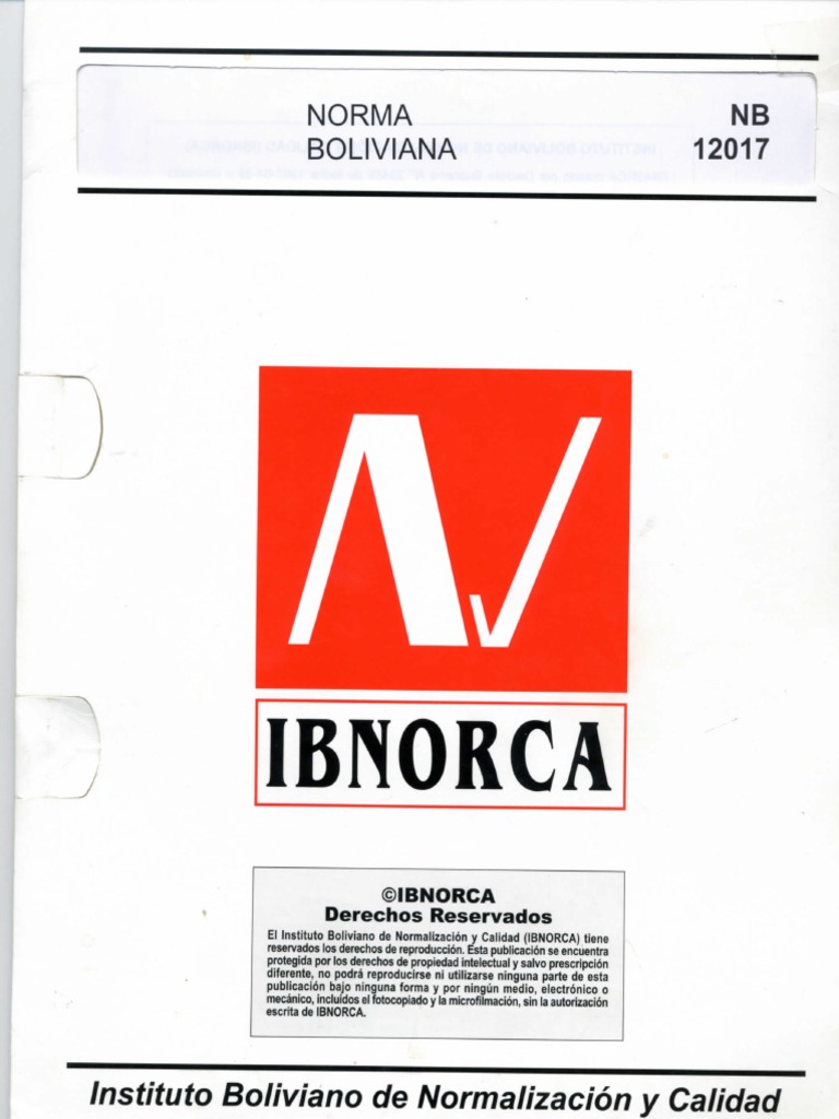 Norma Boliviana 12017 | PDF