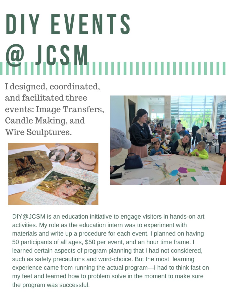 DIY Art Events Coordination Insights | PDF
